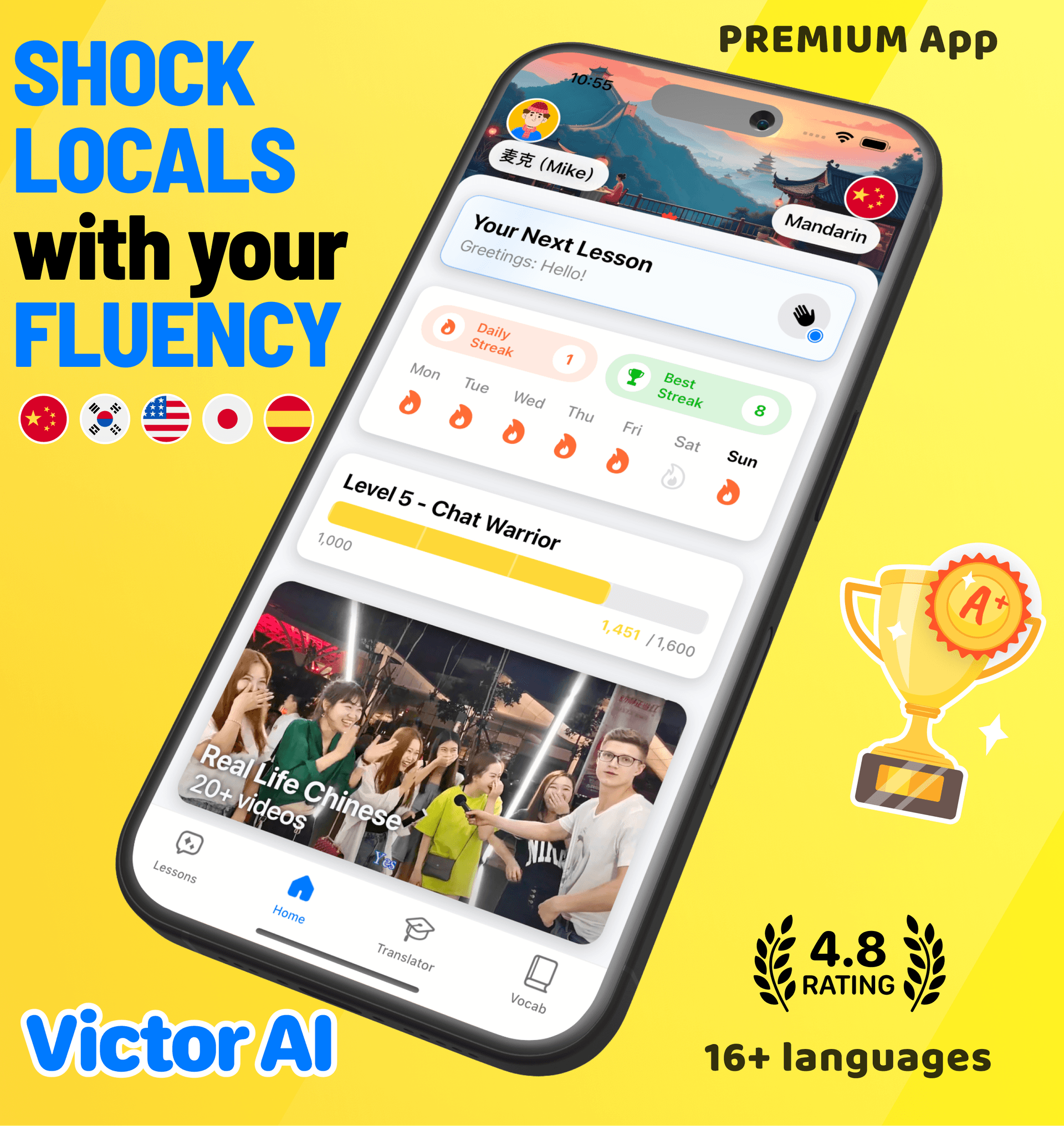 Victor AI | Language Learning